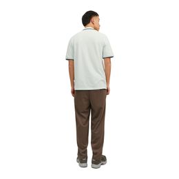 Jack & Jones Jack & Jones Poloshirt BLUWIN Polo Kurzarmshirt mit Kontrastdetails und Stickerei