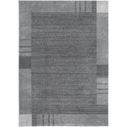 ANDIAMO Teppich &raquo;Sant Jordi&laquo; rechteckig 7 mm H&ouml;he Kurzflor, modernes Design, mit Bord&uuml;re grau Kunstfaser B : 200cm 1 Stk., 7mm, L: 290cm