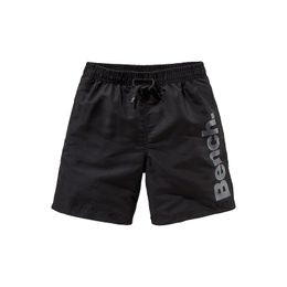 Bench. Jungen Badeshorts mit trendigem Logoschriftzug schwarz 110/116, N-Gr