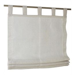 Kutti Raffrollo &raquo;Brondby&laquo; mit Schlaufen freih&auml;ngend halbtransparent, Polyester, Schlaufen grau Obermaterial: 100% Polyester 145cm, einseitig verschiebbar, 