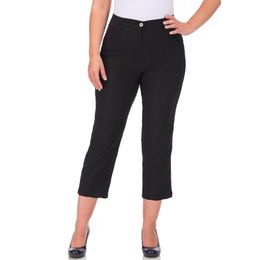KjBRAND Damen KjBRAND 7/8-Hose &raquo;BEA 7/8&laquo; b&uuml;gelfrei schwarz 42, N-Gr