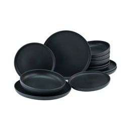 Creatable Kombiservice Uno schwarz Steinzeug/Steingut Ma&szlig;e (cm): B: 40 H: 37 &raquo; M&ouml;bel Kraft