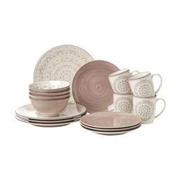 Ritzenhoff & Breker Ritzenhoff & Breker Kombiservice Valencia rosa/pink Porzellan Ma&szlig;e (cm): B: 39 H: 34 &raquo; M&ouml;bel Kraft