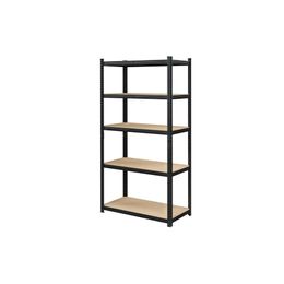 M&ouml;bel Kraft Standregal schwarz Ma&szlig;e (cm): B: 100 H: 200 &raquo; M&ouml;bel Kraft