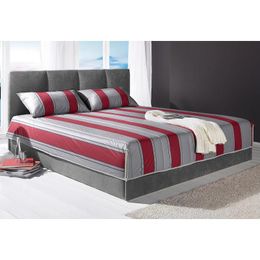 Westfalia Schlafkomfort Tagesdecke grau Polyester B/L: 195cm x 225cm