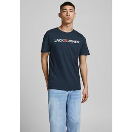 Jack & Jones Jack & Jones Herren T-Shirt &raquo;CORP LOGO TEE&laquo; blau S