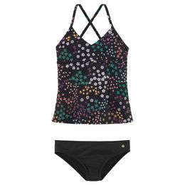 s.Oliver M&auml;dchen s.Oliver Tankini &raquo;Milly Kids&laquo; mit Blumendruck bunt 146/152, N-Gr
