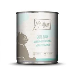 MjAMjAM Nassfutter Katze Adult 6x800 g Pute und K&uuml;rbis