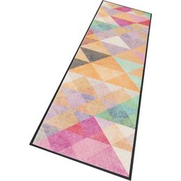 wash+dry by Kleen-Tex L&auml;ufer &raquo;Snorre&laquo; rechteckig 7 mm H&ouml;he Schmutzfangl&auml;ufer, modernes geometrisches Design, rutschhemmend bunt Kunstfaser B : 75cm 1 