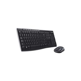 Logitech Tastatur/Maus Set USB,wireless,1000dpi MK270 sw (920-004511)