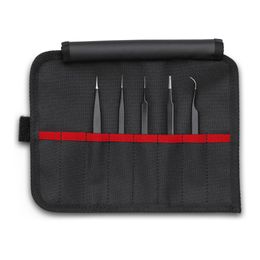 Knipex 92 00 01 ESD Universalpinzetten-Set ESD 5-teilig 90 mm)