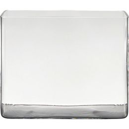 Vase, Transparent, Glas, rechteckig, 25x20x18 cm, Reach, Coldcut, zum Stellen, auch f&uuml;r frische Blumen geeignet, Dekoration, Vasen, Glasvasen