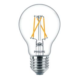 Philips Lighting LED-Lampe E27 klar Glas LED classic, 77213001)