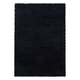 Ayyildiz Hochflorteppich Sydney 3000 Schwarz ca. 100x200cm