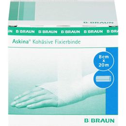 B.Braun Askina Fixierbinde koh&auml;siv 8 cmx20 m 1 St