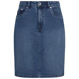 Gina Benotti Damen Jeansrock mit Used-Effekt