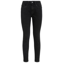 Gina Damen Skinny Jeans mit Used-Waschung
