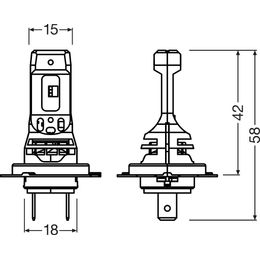 Osram Gl&uuml;hlampe, Hauptscheinwerfer 64210dwnbsp1hb