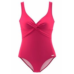 Lascana Badeanzug 'Adele2' rot Gr. 38 Cup D. Ohne B&uuml;gel