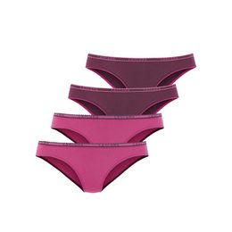 Lascana Slip violett Gr. 36/38 f&uuml;r Damen. Mit Logobund. Nachhaltig.