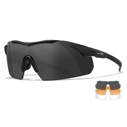 Vapor Comm 2.5 Taktische Brille mit 3 Gl&auml;sern schwarz
