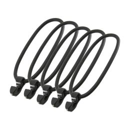TASMANIAN TIGER Tyny Tools Silicone Band Befestigungsschlaufe schwarz, Gr&ouml;&szlig;e L - 4 Stk.