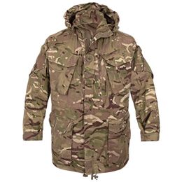 Brit. Kommandojacke Smock winddicht Original gebraucht MTP tarn, Gr&ouml;&szlig;e M/Short