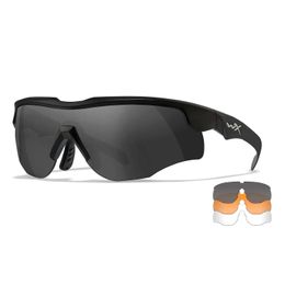 Rogue Comm Taktische Brille mit 3 Gl&auml;sern schwarz
