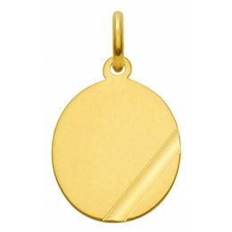 Adelia&acute;s Kettenanh&auml;nger ADELIA&acute;S "Gravurplatte 333 Gold ( 8K )", gold, Schmuckanh&auml;nger, Damen, Gold, Kettenanh&auml;nger, Goldanh&auml;nger