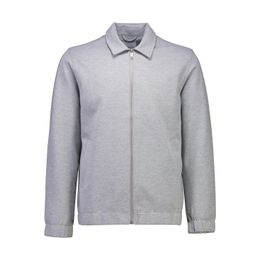 Outdoorhemd LINDBERGH "Hemdjacke Relaxed Fit", Herren, Gr. L, Normalgr&ouml;&szlig;en, grau (lt grau mix), Obermaterial: 75% Polyester, 22% Viskose, 3% Elasthan. Futter: 95% Polyester, 5% Elasthan, Hemden