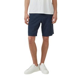 Bermudas s.Oliver "DETROIT", Herren, Gr. XL, N-Gr, blau, Sweatware, Obermaterial: 87% Baumwolle, 13% Polyester, unifarben, relaxed fit kniefrei, Hosen Bermudas, Sommerhose im Relaxed Fit