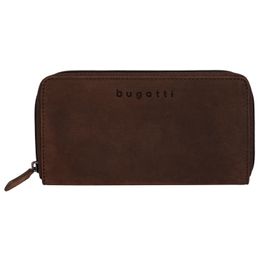 Geldb&ouml;rse Bugatti "LUCA", Damen, braun, Leder, unifarben, Kleinlederwaren, echt Leder
