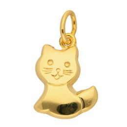 Adelia&acute;s Kettenanh&auml;nger ADELIA&acute;S "333 Gold Anh&auml;nger Katze", gold, Schmuckanh&auml;nger, Damen, Gold, Kettenanh&auml;nger, Goldschmuck f&uuml;r Damen