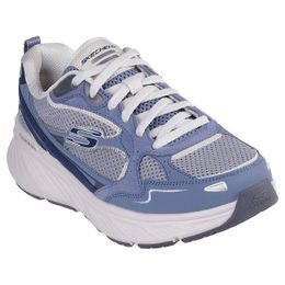 Sneaker Skechers "EDGERIDE", Damen, Gr. 41, blau (graublau), Lederimitat, Mesh, Schuhe Sneaker, Chunky Sneaker, Schn&uuml;rschuh mit Plateau Sohle
