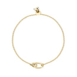 Armband ECHTZEIT "Schmuck Geschenk Edelstahl Armkette Like Diamonds Tropfen", gold (gelbgoldfarben, kristallwei&szlig;, kristallwei&szlig;), Armb&auml;nder, Damen, 22cm, Edelstahl, Armband, mit Zirkonia (synth.)