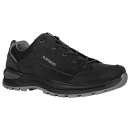 Wanderschuh Lowa "RENEGADE EVO LL LO Lederfutter", Herren, Gr. 44,5, schwarz, grau, Leder, Textil, Schuhe Wanderschuh, aus Leder,Vibram Sohle,Lederfutter
