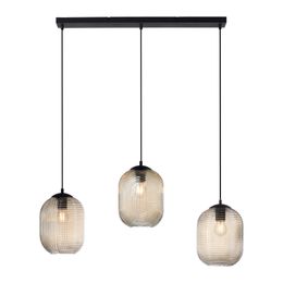 Pendelleuchte Paul Neuhaus "SHITAKE", gelb (amber), Leuchten, 3, 1 Stk., Pendelleuchte, L:86cm T:19cm