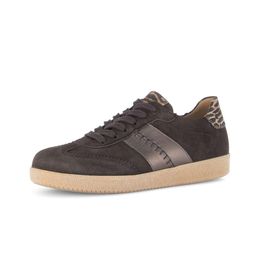 Sneaker Gabor "Sneaker low", Damen, Gr. 38, braun, Schuhe Sneaker