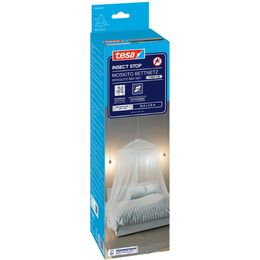 Insektenschutz-Vorhang Tesa "Moskito Bettnetz Premium - f&uuml;r Doppelbetten", wei&szlig; (gewebe: wei&szlig;), Insektenschutzgitter, INSECT STOP - 125 cm x 250 cm - Wei&szlig; (leichter Sichtschutz)