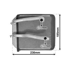 Van Wezel W&auml;rmetauscher, Innenraumheizung 32006260 f&uuml;r MITSUBISHI