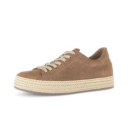 Sneaker Gabor "Sneaker low", Damen, Gr. 36, braun, Schuhe Sneaker