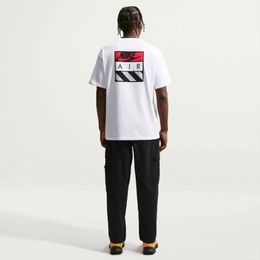 T-Shirt Nike Sportswear "U NSW TEE LSE AIR BOX", Herren, Gr. 4XL, wei&szlig;, Obermaterial: 100% Baumwolle, normal, Rundhals, Shirts T-Shirt, Print T-Shirt, sportlicher Look
