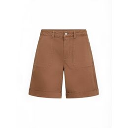 Shorts soyaconcept "Soya Concept Shorts SC-ERNA", Damen, Gr. 26, Normalgr&ouml;&szlig;en, 8710 toffee, Obermaterial: 97% Baumwolle, 3% Elasthan, Hosen Shorts