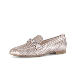 Slipper Gabor "Slipper", Damen, Gr. 38,5, beige, Schuhe Slipper