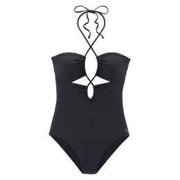 Lascana Badeanzug in Schwarz - 61% | Gr&ouml;&szlig;e 40C/D-Cup | Damen-bademode