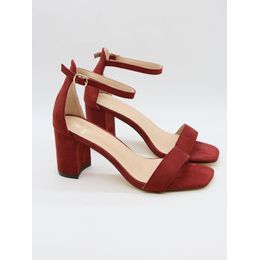 Bellucci Sandaletten in Rot - 56% | Gr&ouml;&szlig;e 39 | Damen-sandalen