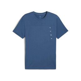Puma Funktionsshirt in Blau - 56% | Gr&ouml;&szlig;e L | Herren-sportshirts