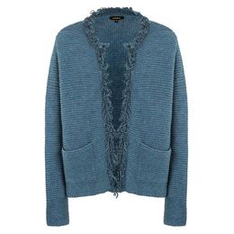 More & More More & More Cardigan in Blau - 75% | Gr&ouml;&szlig;e 40 | Damen-pullover-cardigans