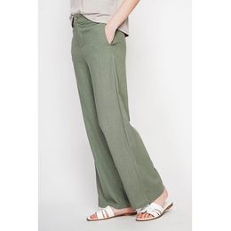 ASSUILI Leinen-Hose in Khaki - 71% | Gr&ouml;&szlig;e 40 | Damenhosen