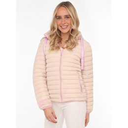 Zwillingsherz Steppjacke "Love" in Beige - 70% | Gr&ouml;&szlig;e S | Damenjacken